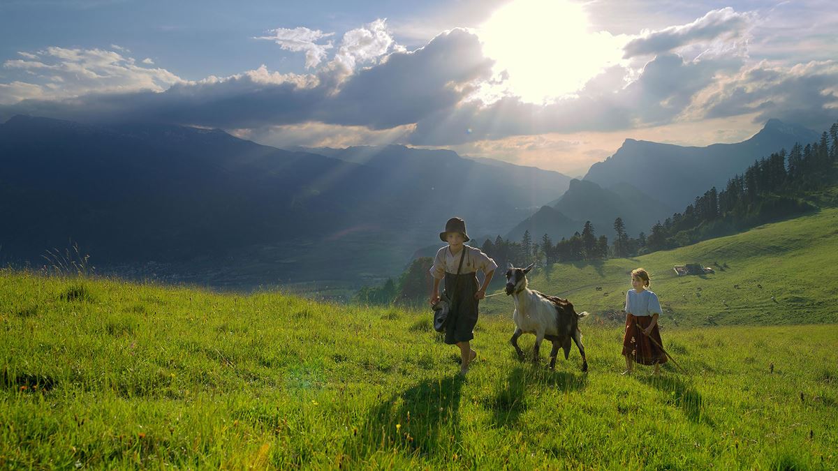 In the footsteps of Heidi, Peter and the goats