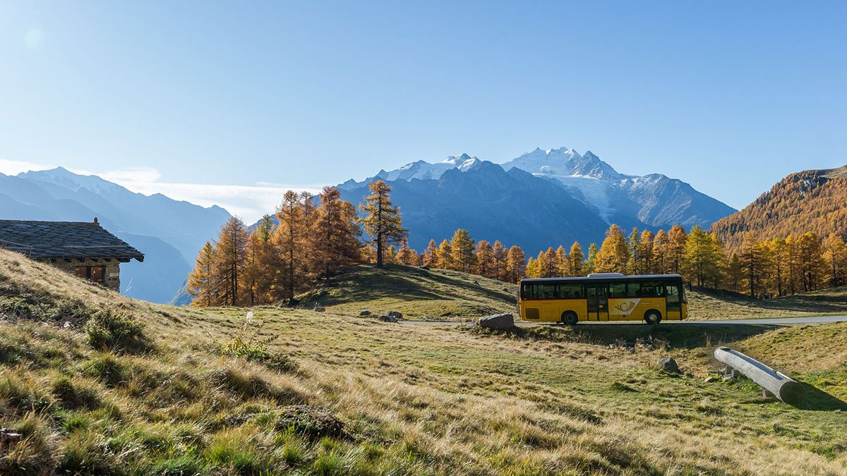 Simplon Pass route - PostBus