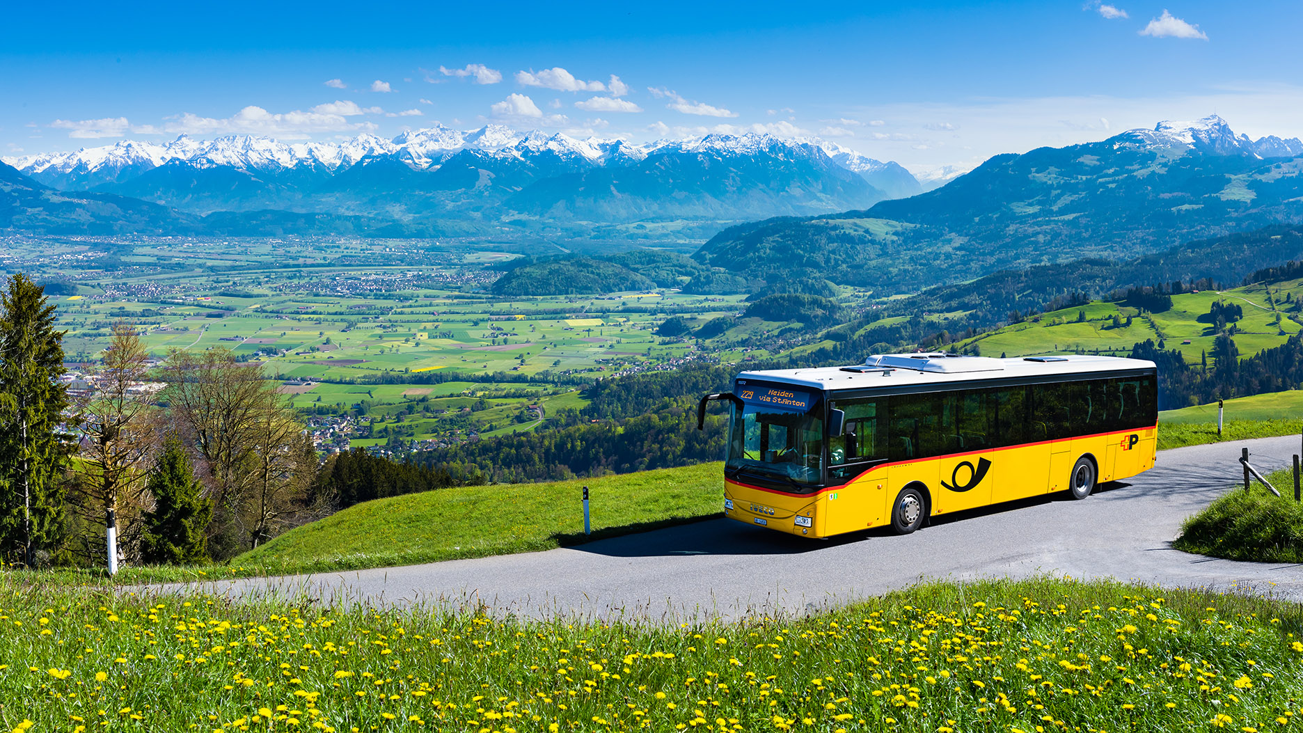 St. Anton route, Appenzell region - PostBus